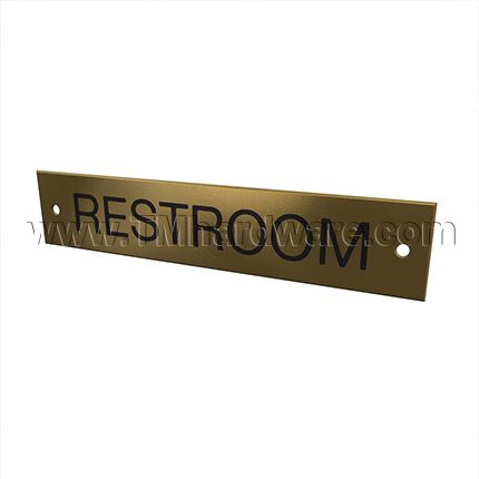 Bathroom Signage | RESTROOM | TMHardware.com