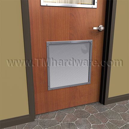 Activar Door Louver 1300C | Inverted "V" Blades | Single Flanged Frame ...