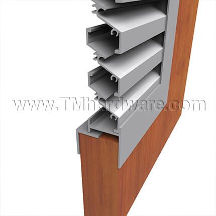 Activar Door Louver 1400A | Stormproof Aluminum "Z" Blades | Flanged ...