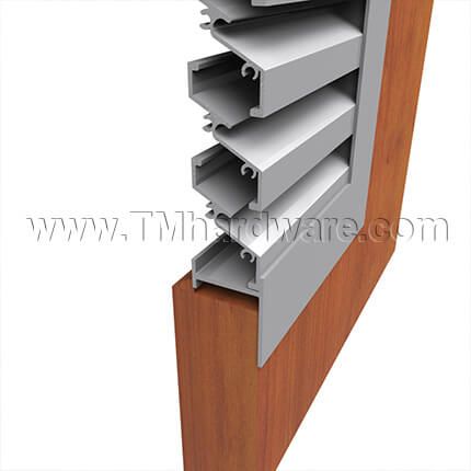 Activar Door Louver 1400C | Stormproof Aluminum "Z" Blades | Single ...