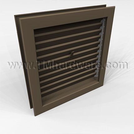 Door Air Louver with Security Grille for Fire Rated Door | 45% free ...