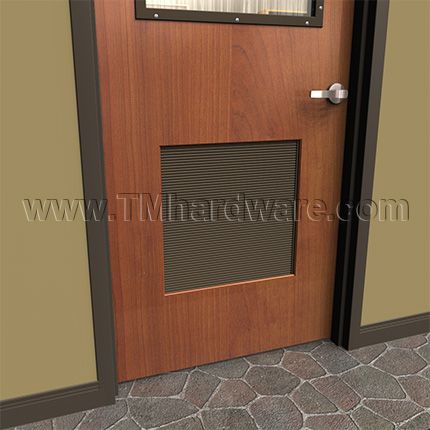 Air Louver for all door sizes | Non-Vision | V Blades | TMhardware.com