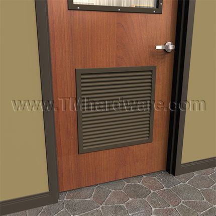 Two Piece Door Air Louver | 50% free flow area | Y shaped Blades ...
