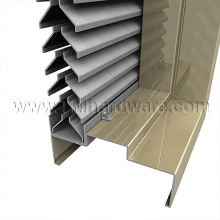 Activar Door Louver 700TL | Inverted Split "Y" Blades | Flush Mounted ...