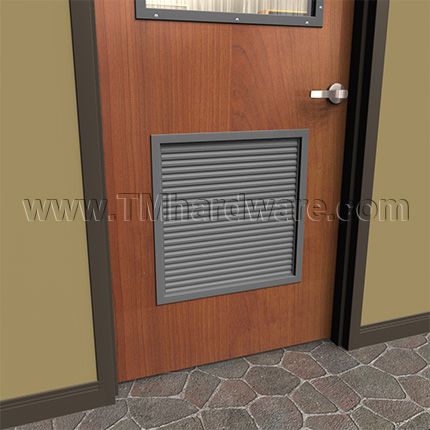Air louver for doors 1-34" thick | Non-Vision | Y Blades | TMhardware.com