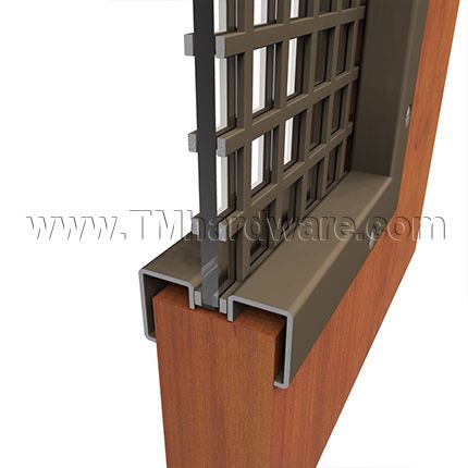 Activar VLF Vision Lite Frame for Wooden or Metal Doors fits .25" Glass ...