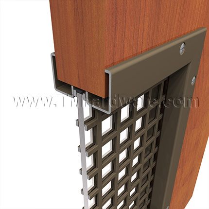 Activar VLF Vision Lite Frame for Wooden or Metal Doors fits .25" Glass ...