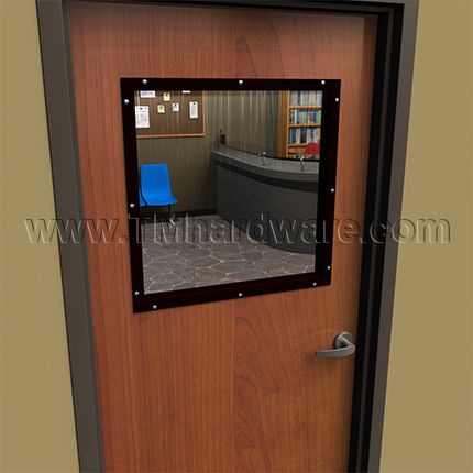 Activar VLF Vision Lite Frame for Wooden or Metal Doors fits .25" Glass ...