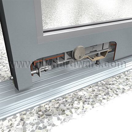 Adams Rite Deadlock MS1861 | Bottom Rail Locking | For Ultra Narrow ...