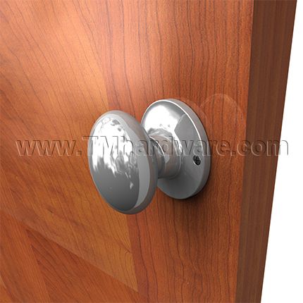 Keyed Entry Knobs | Passage Knobs | Egg Shaped Knob from Deltana | TMHardware.com