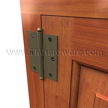 Deltana Cabinet Hinge 3" x 2-1/2" CH3025 | Solid Brass