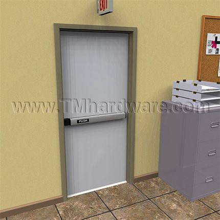 Falcon 1590EO Rim Exit Device, Medium Duty | Trademark Hardware