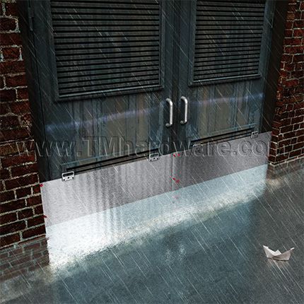 Flood Barrier for Garage Doors | Door Dams for 48" - 96" Wide ...