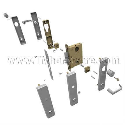 Hager 3800E - Grade 1 Mortise Lockset | TMHardware.com