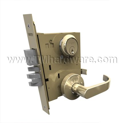 Hager 3800S Series Grade 1 Zinc Mortise Sectional Lockset-www ...