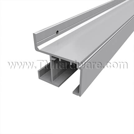 Hafele Single Upper Track (2) | Wall Mounted | For Slido Classic Sets ...