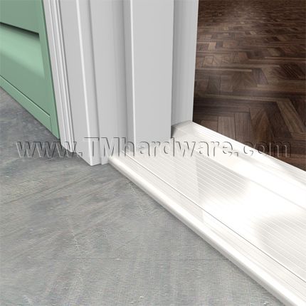 Wood and Aluminum Adjustable Height Threshold, 1.125” H, 4.875” W made ...