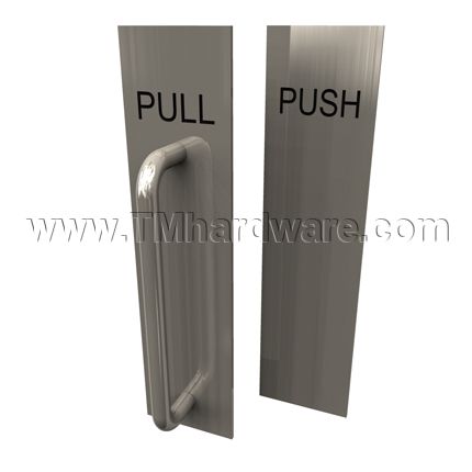 Rockwood 107x73B / 73BL Concealed Mount Pull Plates | TMHardware.com