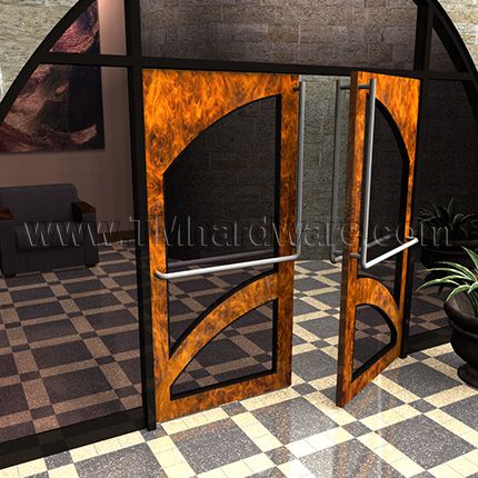 Rockwood RM412, RM413 Architectural Long Angle Push Pulls | Trademark ...