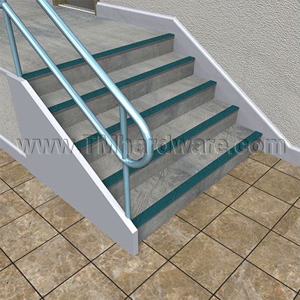 WSP2 Wooster Spectra No-Slip Stair Nosing | Wood or Steel Pan Concrete ...