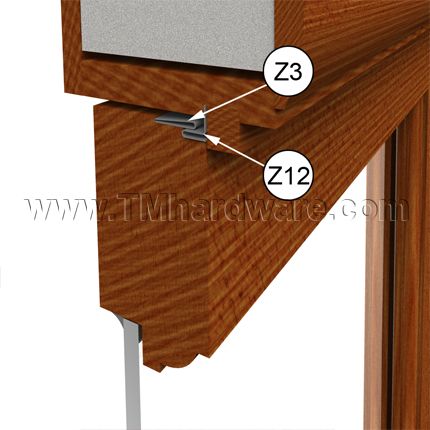 Metal Interlocking Weatherstrip for Wooden Jambs, Sills, Head, Single ...