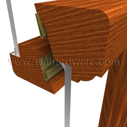 Interlocking Metal Weatherstripping Hooks, for Wooden Windows and Doors ...