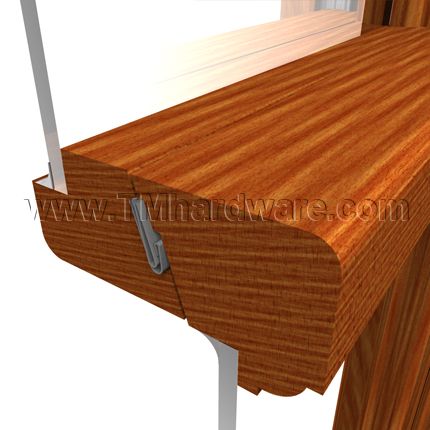 Interlocking Metal Weatherstripping Hooks, for Wooden Windows and Doors ...