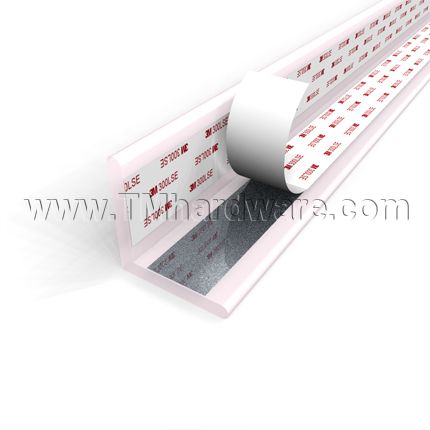 Adhesive Glass Door Edge Protector, PVC with PSA Tape, Two size Options ...