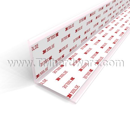 Adhesive Glass Door Edge Protector, PVC with PSA Tape, Two size Options ...