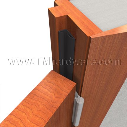 Polyvinyl Adhesive Weatherstrip, L-Shape with Fins, sold by TMhardware.com