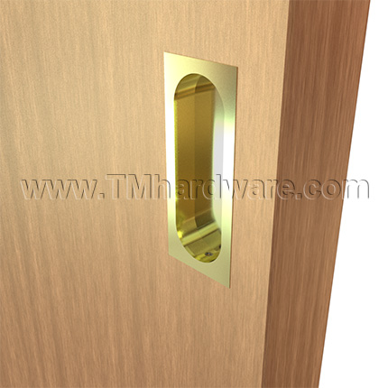 Ives 222 | Rectangular | Flush Pull | www.TMHardware.com