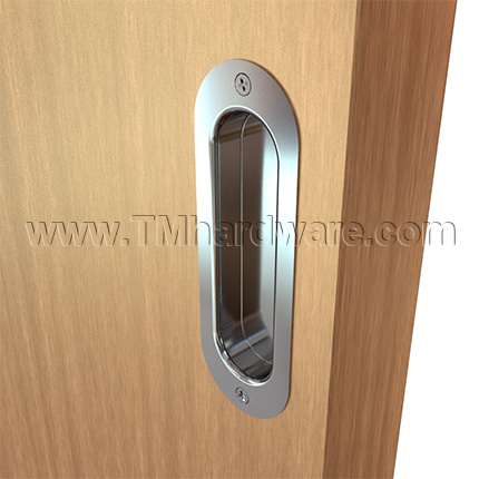 Ives 919 | Decorative Oval | Flush Pull | www.TMHardware.com