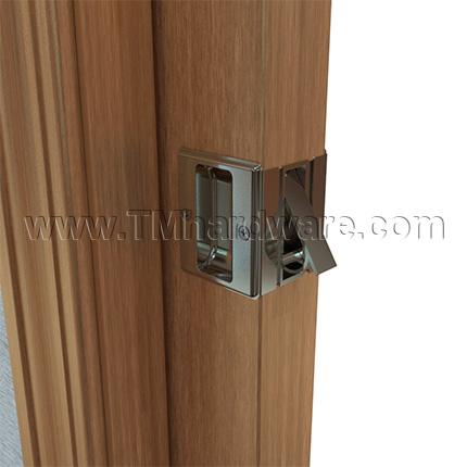 Ives 990 | Decorative Coined Edges | Sliding Door Pull | www.TMHardware.com