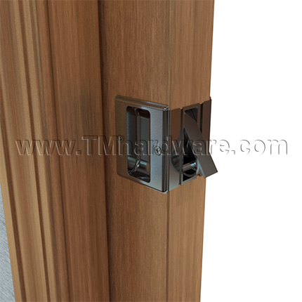 Ives 990 | Decorative Coined Edges | Sliding Door Pull | www.TMHardware.com