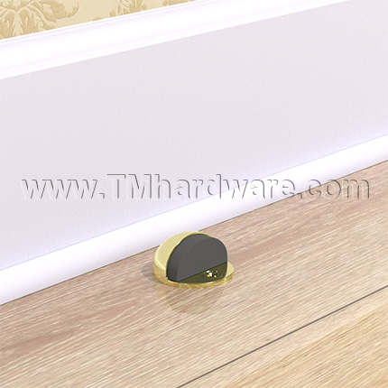 Door Stop | Fllor Mounted | Dome Shape | www.TMHardware.com