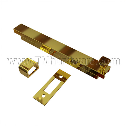 Ives SB1640 | Brass | Surface Bolt | www.TMHardware.com