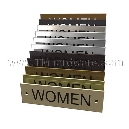 Bathroom Signage - WOMEN | TMHardware.com