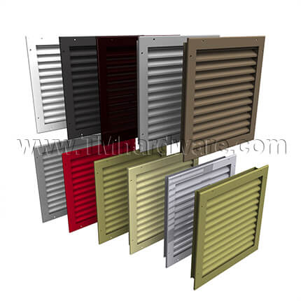 Activar Door Louver 1100C | Adjustable "Z" Blades | Single Flanged ...