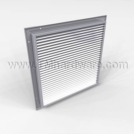 Activar Door Louver 1300C | Inverted "V" Blades | Single Flanged Frame ...