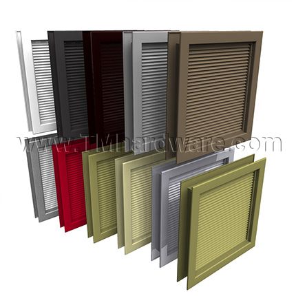 Air louver for doors 1-34" thick | Non-Vision | V Blades | TMhardware.com
