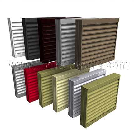 Activar Door Louver 700TL | Inverted Split "Y" Blades | Flush Mounted ...