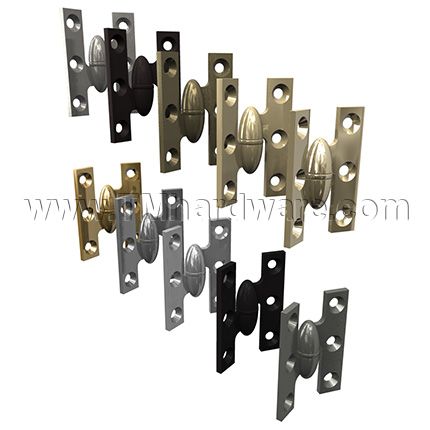 Deltana Olive Knuckle Hinge 2" x 1-1/2" | Solid Brass Hinge