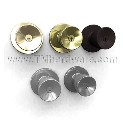 Door Knob | Falcon W Series Grade 2 Medium Duty Cylindrical Knob | TMHardware.com
