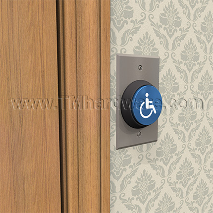 Securitron | PB5 Medium Round Button | TMHardware.com