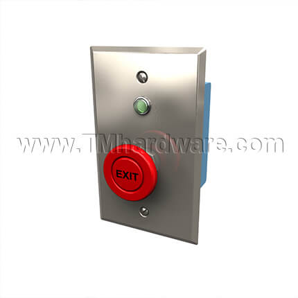 Securitron | PB Medium Round Button | TMHardware.com