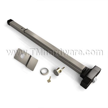 Falcon 19-R-NL Pushpad Rim Exit Device, Narrow Stile, Night Latch ...