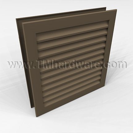 Two Piece Door Air Louver | 50% free flow area | Y shaped Blades ...