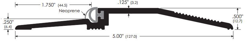 Zero #566A Rabbeted Aluminum Doorway Threshold, High Quality with ...