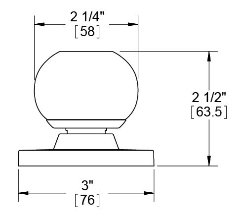 Hager 3500 Series Grade 2 Knob Lockset-www.TMhardware.com