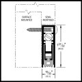 Pemko 4131 Automatic Door Bottom | Trademark Hardware